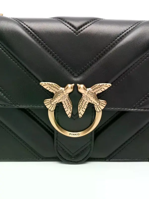 Pinko Shoulder Bag With Love Birds Buckle