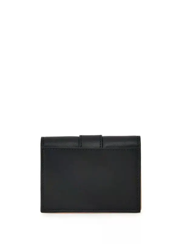 FERRAGAMO Hug Two-tone Leather Wallet
