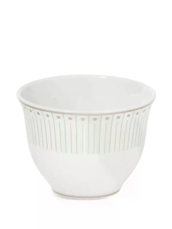 Christofle Malmaison Tea And Coffe Cups Set - White