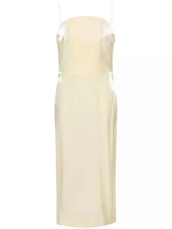 Jacquemus La Robe Carino Midi Dress - Yellow