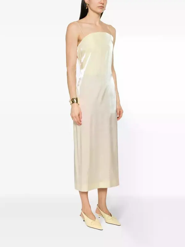 Jacquemus La Robe Carino Midi Dress - Yellow