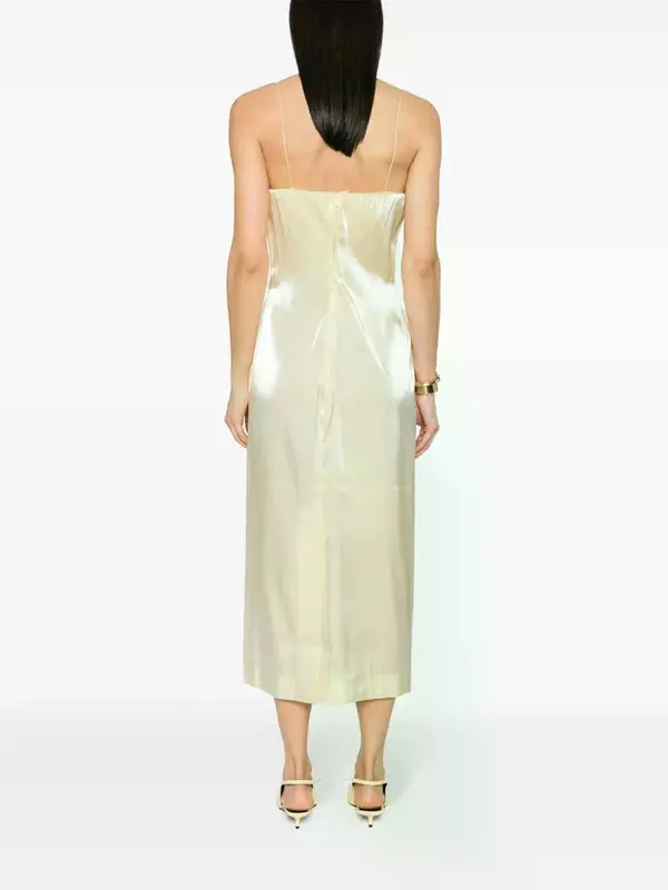 Jacquemus La Robe Carino Midi Dress - Yellow