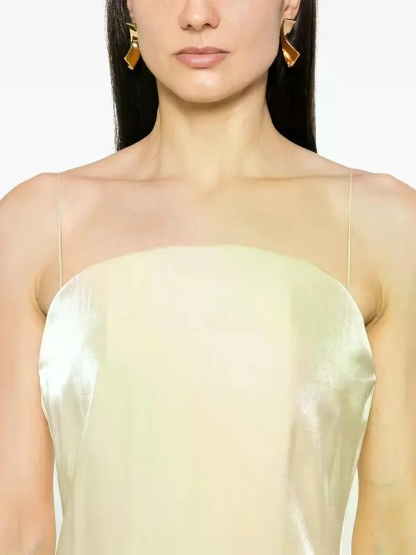 Jacquemus La Robe Carino Midi Dress - Yellow