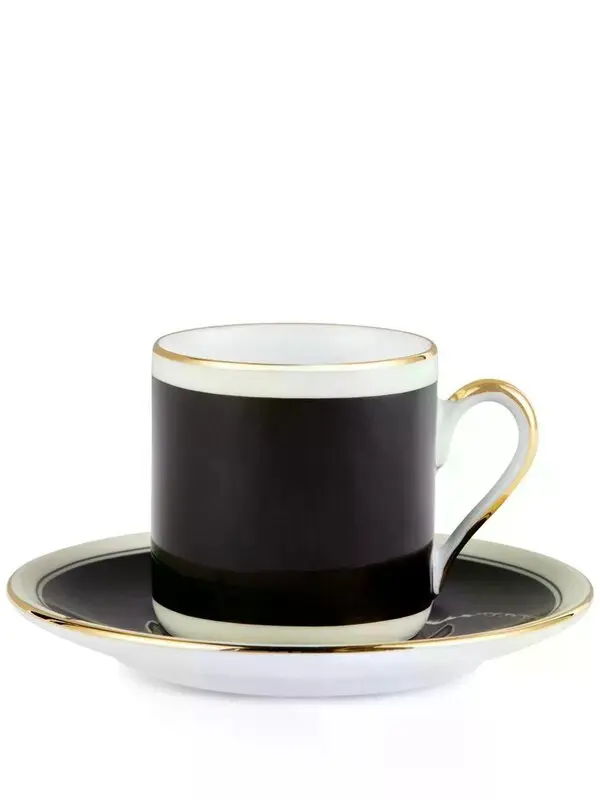 Dolce & Gabbana Tiger Espresso Set - Black