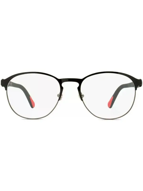 Moncler Ml5192 Oval-frame Glasses - Black