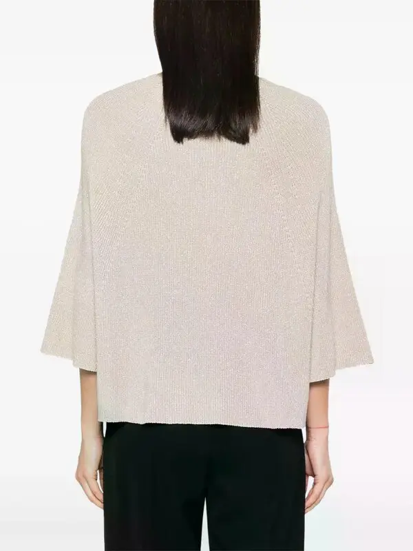Fabiana Filippi Metallic Threading Batwing Jumper
