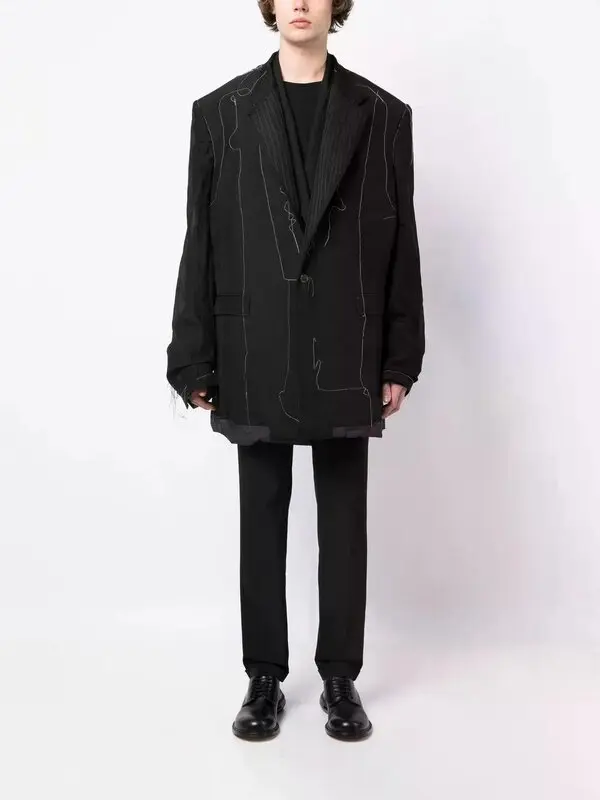 NICOLAS ANDREAS TARALIS Reversible Oversized Blazer
