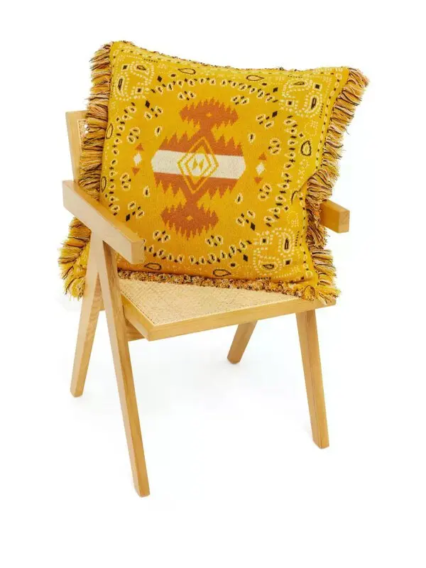 Alanui Bandana Jacquard Virgin-wool Cushion