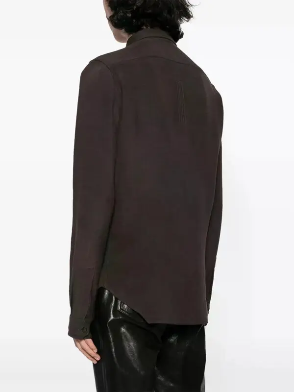 Rick Owens Plain Long-sleeve Shirt