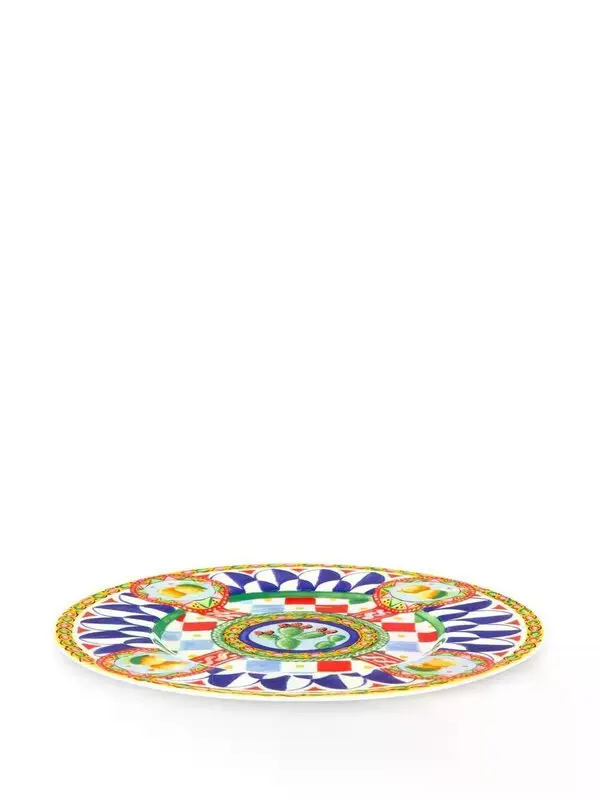 Dolce & Gabbana 2 Piece Fine Porcelain Dessert Plate Set