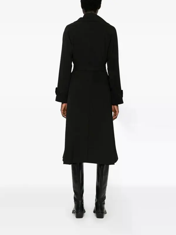 DRHOPE Belted Double-breasted Trench Coat