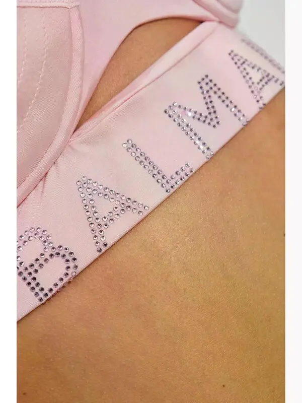 Balmain Logo-embellished Bikini Set