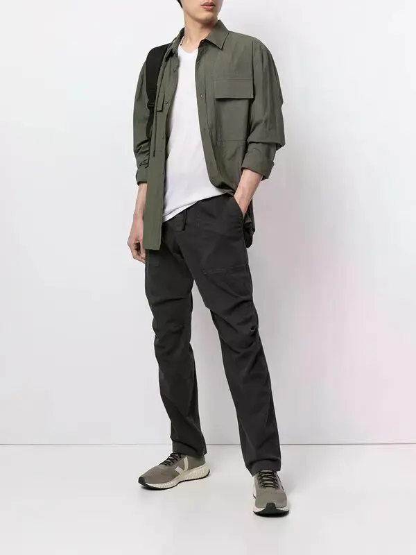 JAMES PERSE Luxe Lotus Jersey V-neck T-shirt