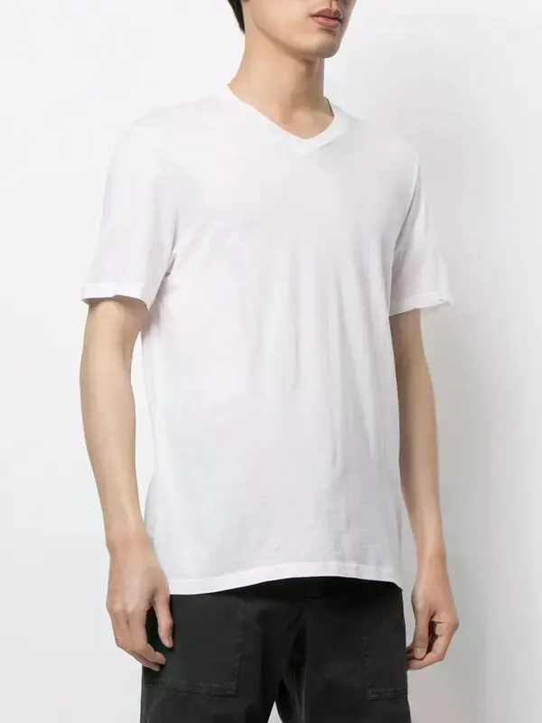 JAMES PERSE Luxe Lotus Jersey V-neck T-shirt