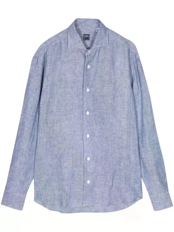 Fedeli Striped Linen Shirt
