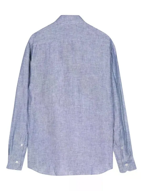 Fedeli Striped Linen Shirt
