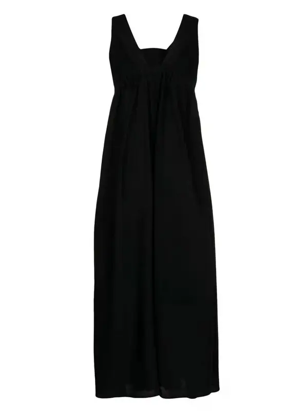 FORME D'EXPRESSION Square-neck Wide-leg Jumpsuit