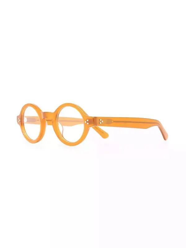 LESCA Burt Round-frame Glasses