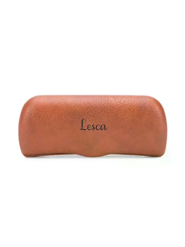 LESCA Burt Round-frame Glasses