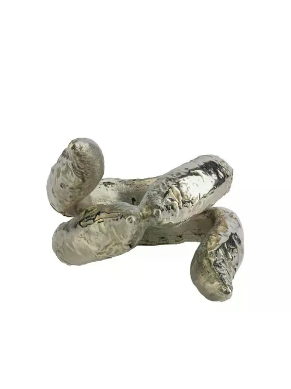 PARTS OF FOUR 10kt White Gold And Sterling Tatius Ring - Silver