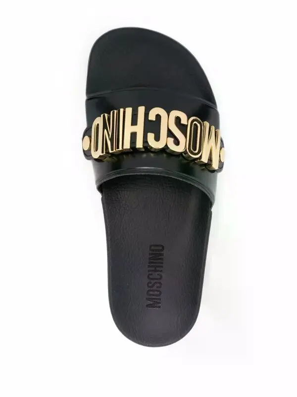 Moschino Logo-plaque Slides