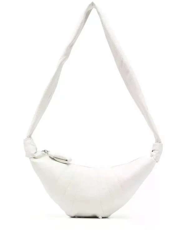 LEMAIRE Small Croissant Crossbody Bag - White