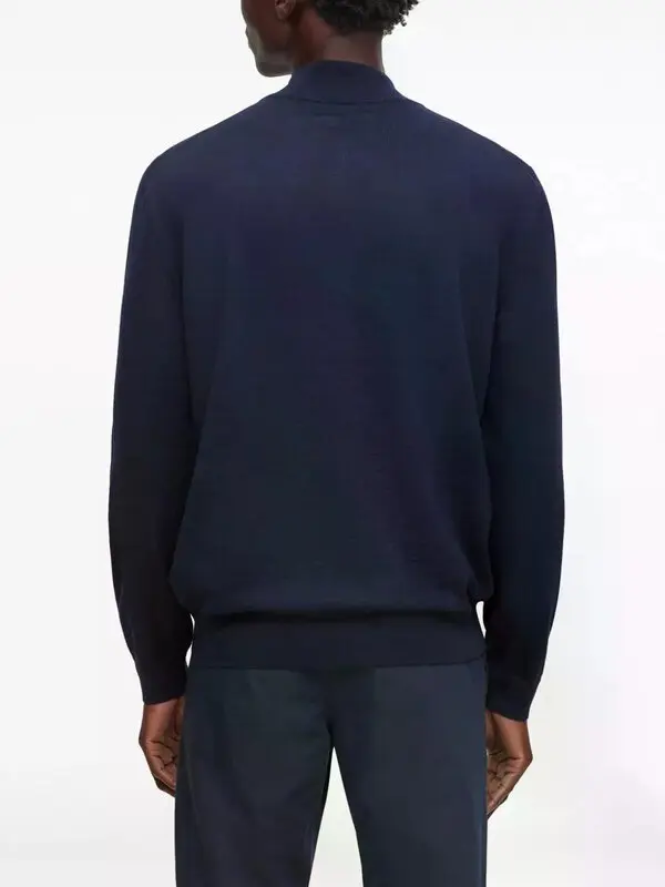 BOSS Zipped Knit Cardigan