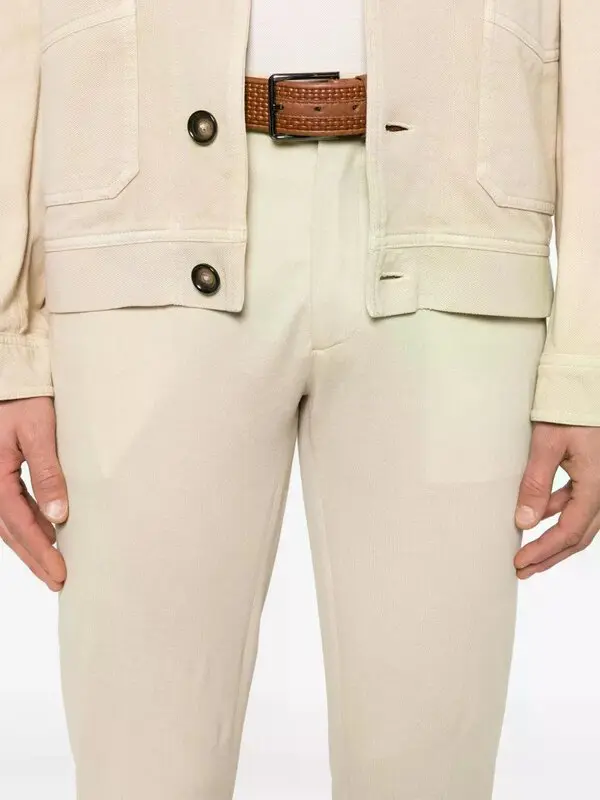 CIRCOLO 1901 Piqué-weave Trousers - Neutrals