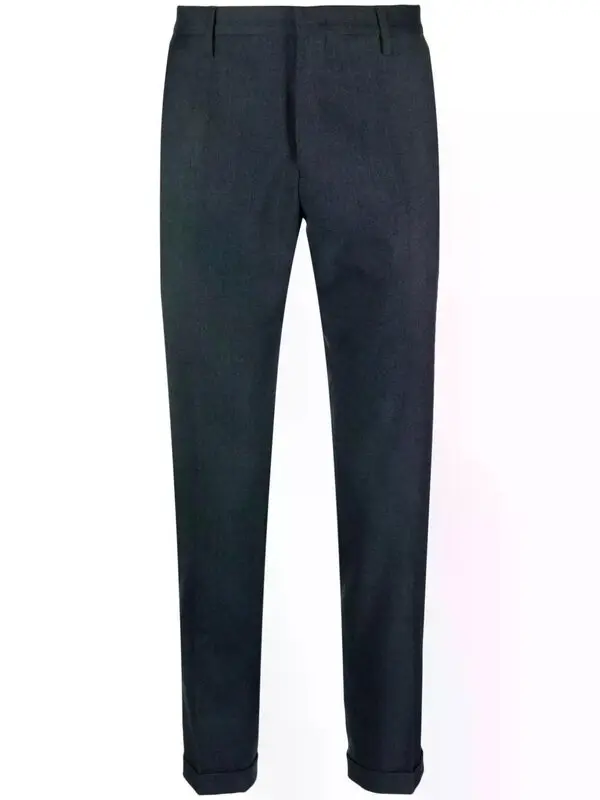 Paul Smith Tapered-leg Wool Chinos - Blue