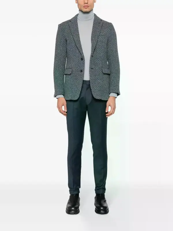 Paul Smith Tapered-leg Wool Chinos - Blue