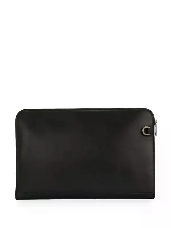 Dolce & Gabbana Logo-debossed Leather Clutch Bag