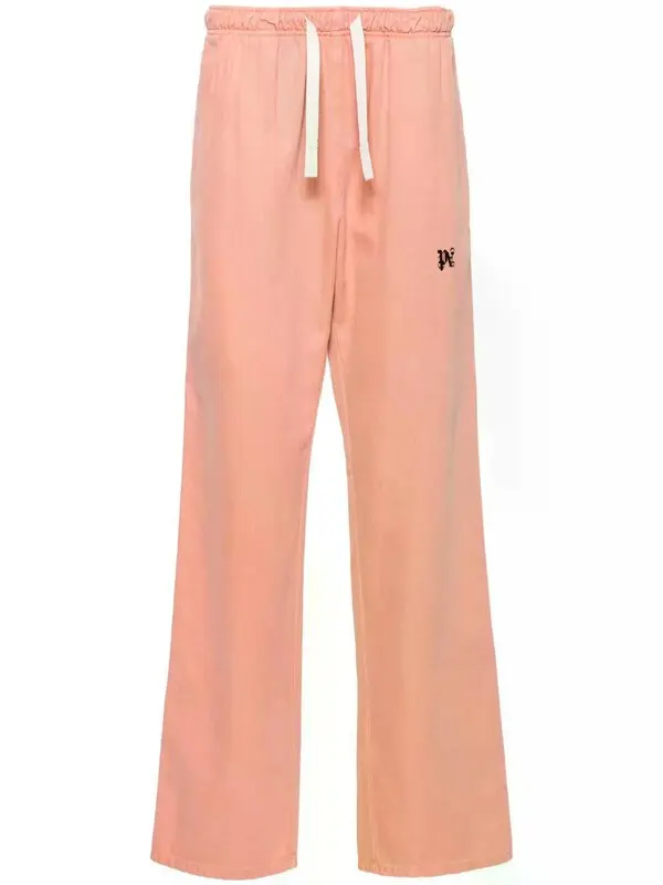 Palm Angels Mid-rise Straight-leg Trousers - Pink