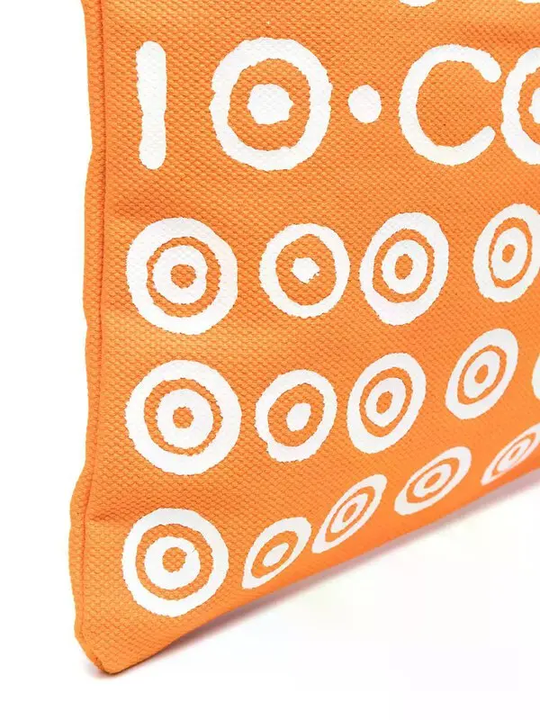 10 CORSO COMO Spiral Logo Print Tote Bag - Orange