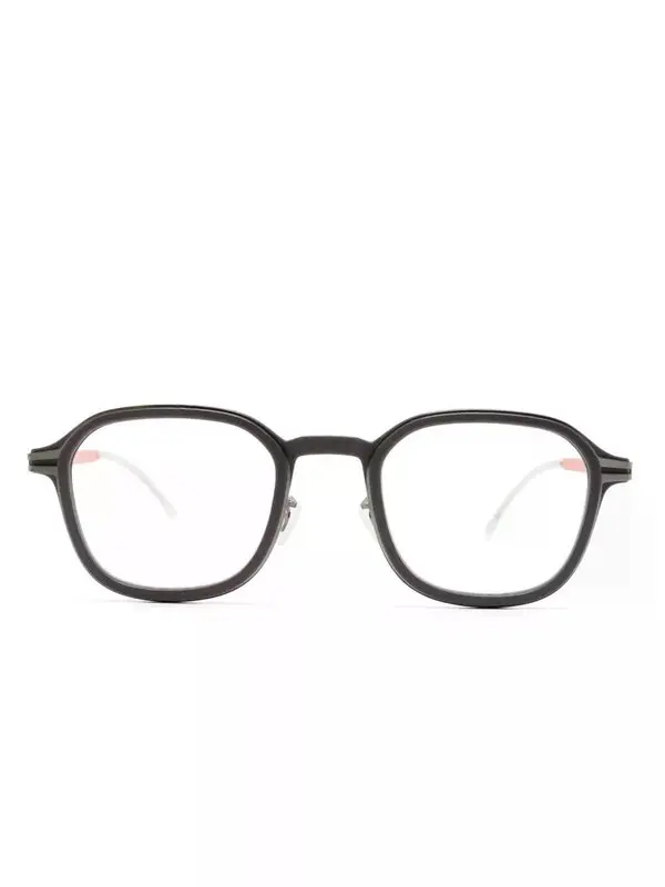 Mykita Curved-corner Square-frame Glasses - Black