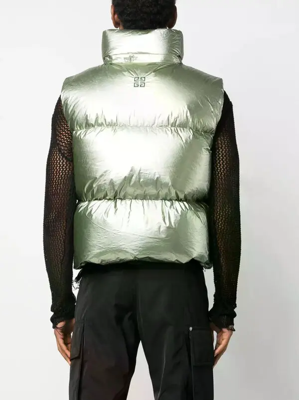 Givenchy Metallic-finish Down Gilet