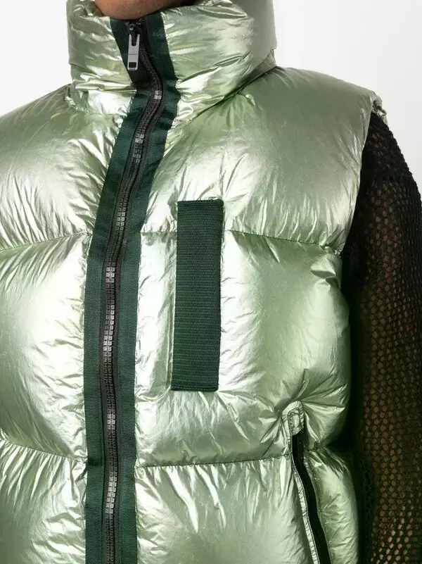 Givenchy Metallic-finish Down Gilet