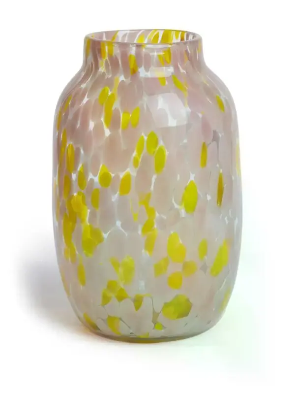 HAY Splash Graphic-print Vase - Pink
