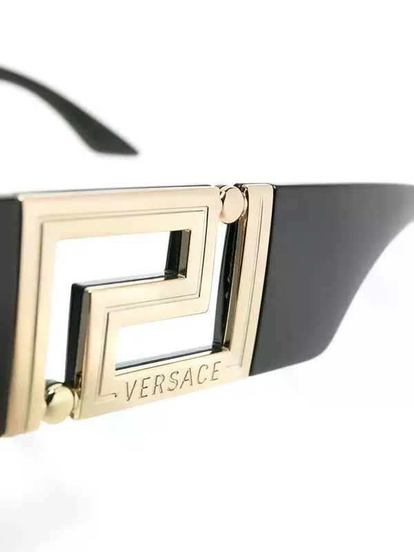 Versace Oversize-frame Sunglasses - Black