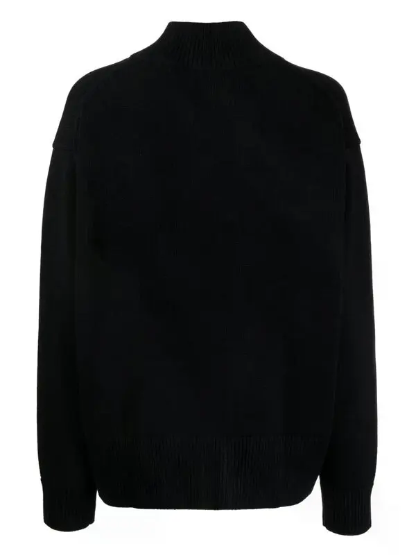 Studio Nicholson Crossover-neck Knitted Jumper