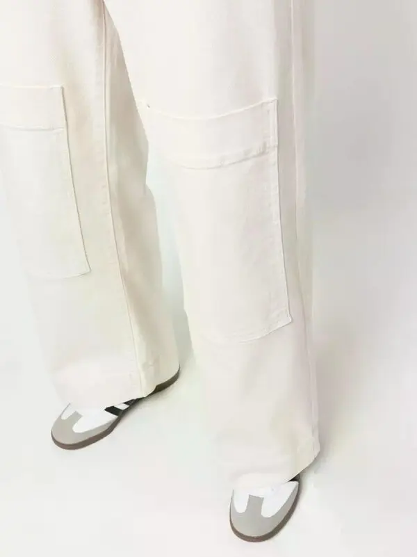 P.a.r.o.s.h High-waisted Trousers With Multiple Pockets