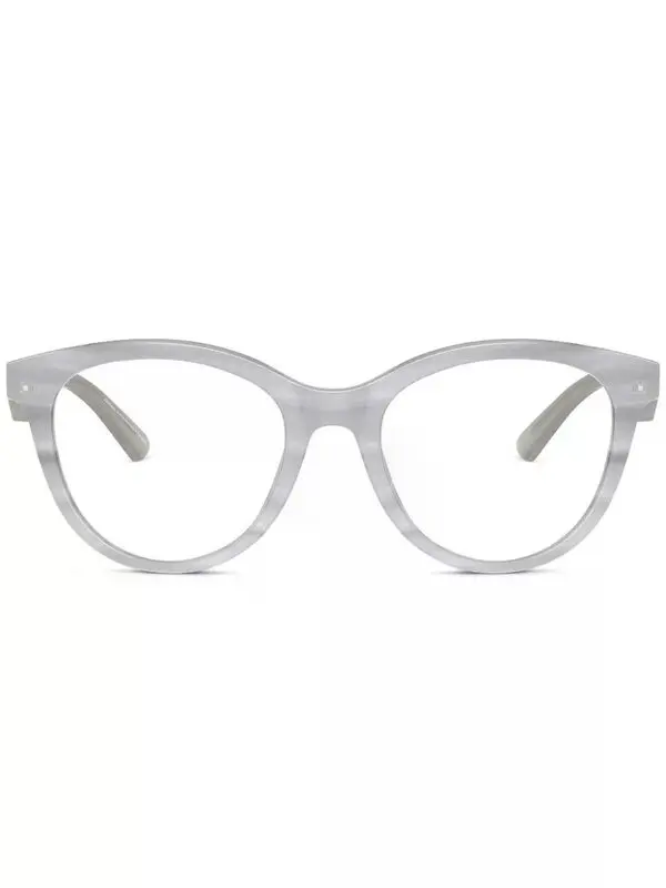 Emporio Armani Round-frame Glasses - Grey