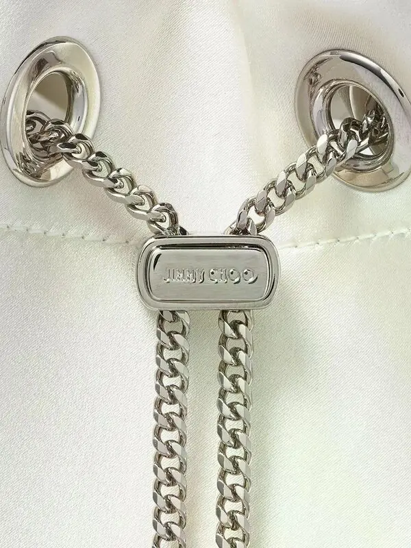 JIMMY CHOO Bon Bon Bucket Bag - Silver