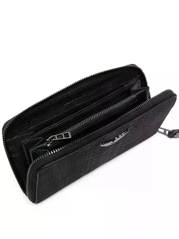 Zadig&Voltaire Crocodile-effect Leather Wallet