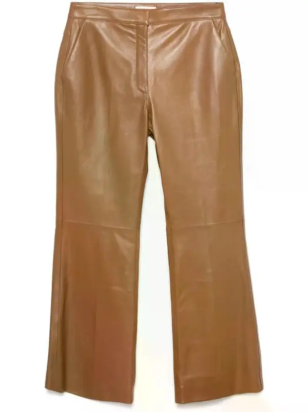 JIL SANDER Leather Trousers