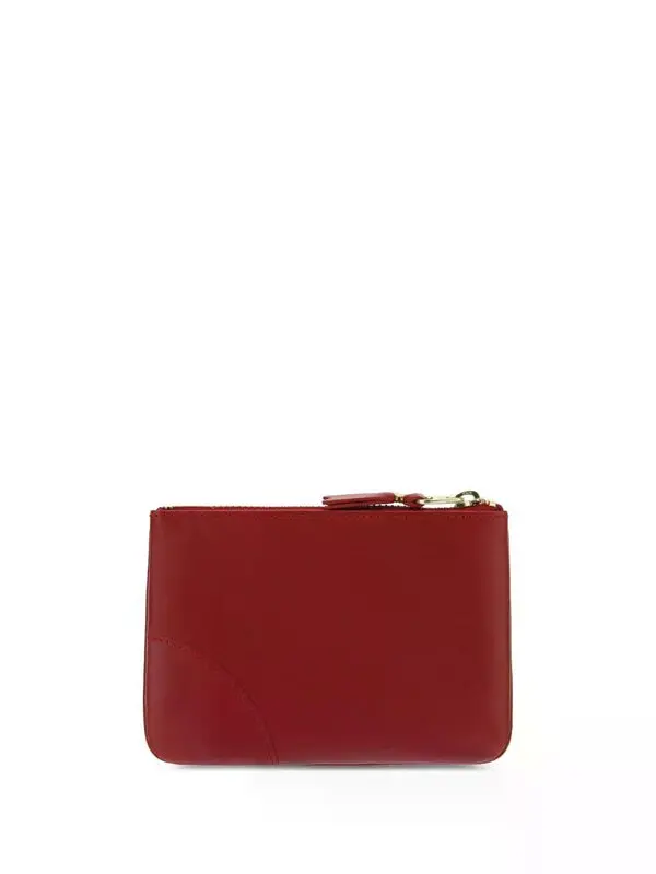 Comme Des Garçons Logo-stamp Zip Wallet - Red