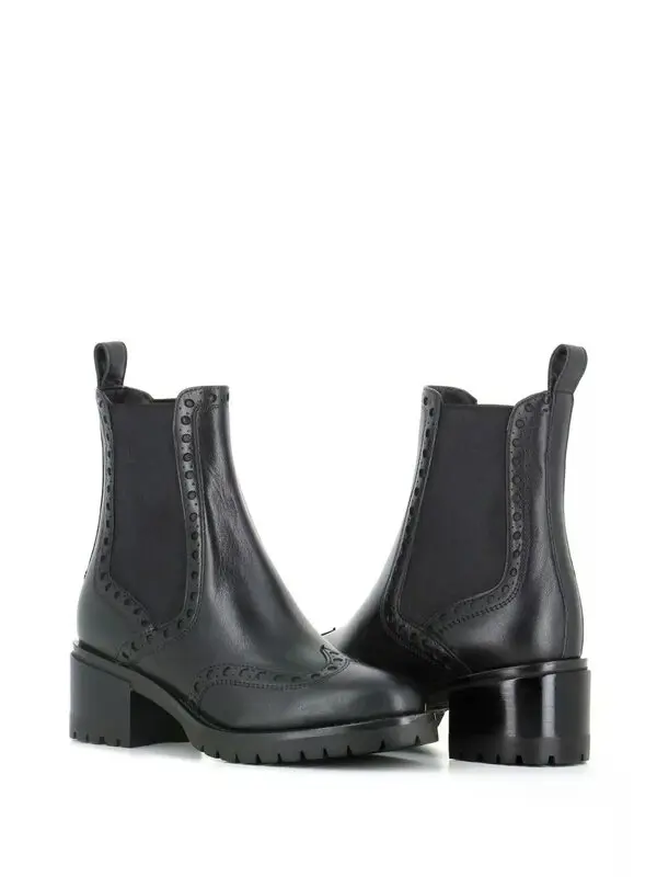 Santoni 45mm Brogue Chelsea Boots