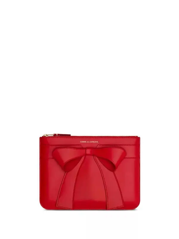 Comme Des Garçons Big Bow Purse - Red