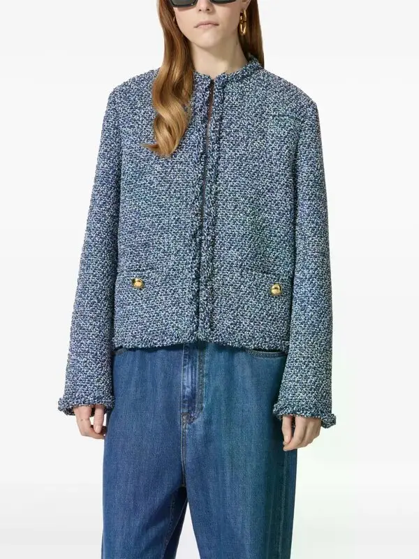 Valentino Garavani Denim Tweed Jacket