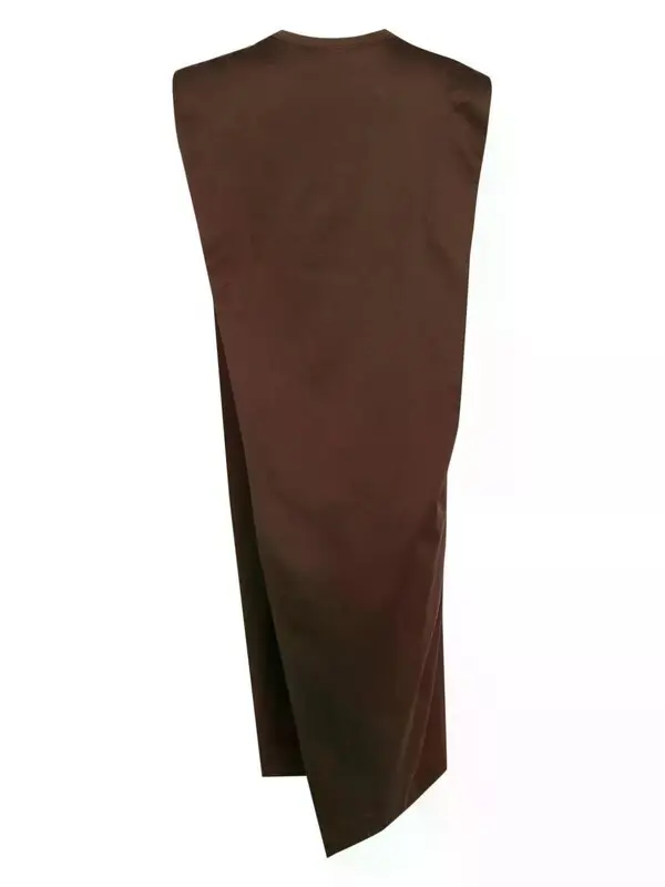 JNBY Sleeveless Asymmetric Top - Brown