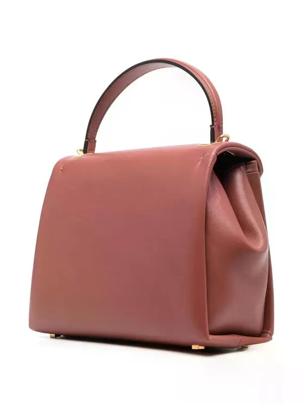Valentino Garavani Leather Stud Bag - Brown